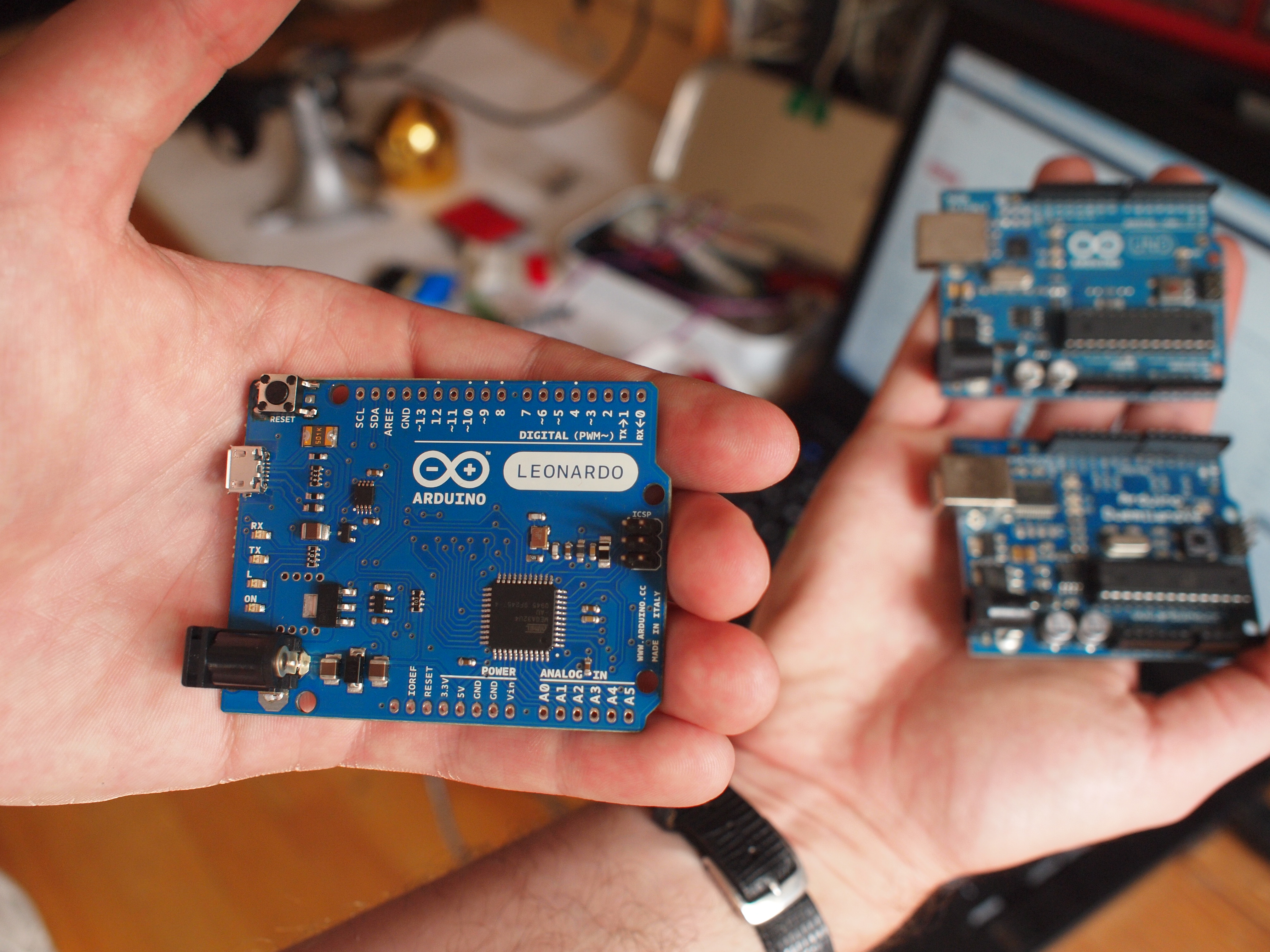 Photo of Arduino Leonardo PCB