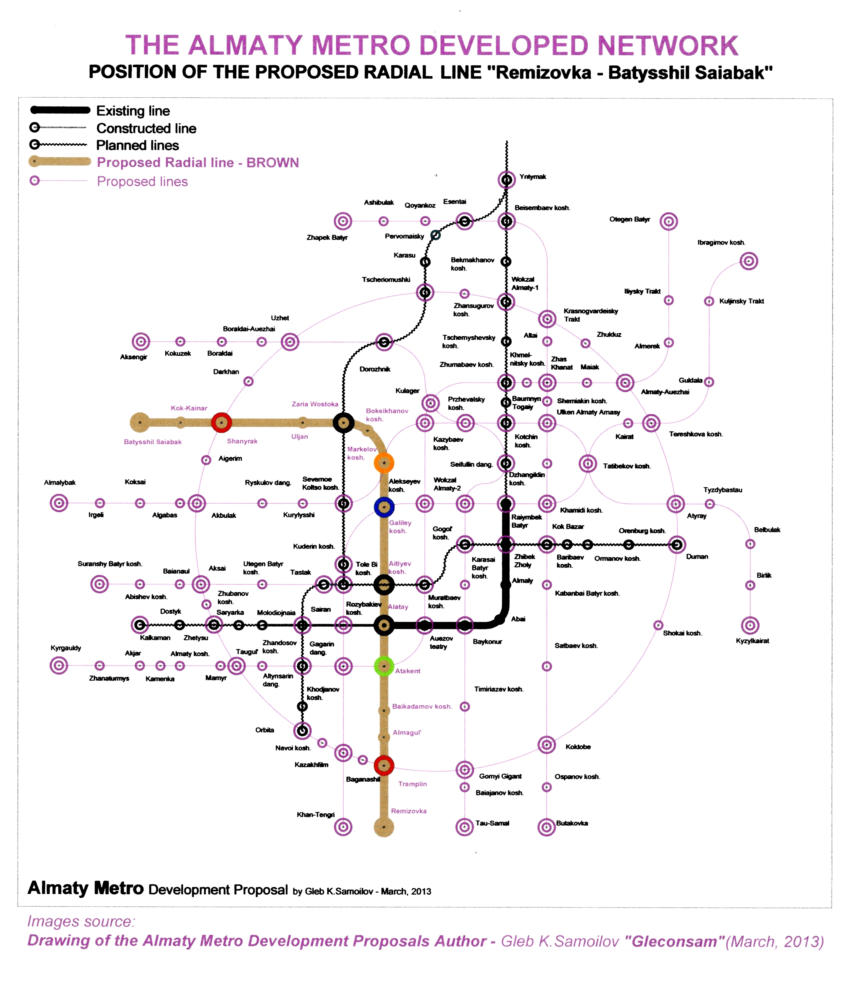 Photo of THE ALMATY METRO – the proposed Radial Line “Remizovka ...