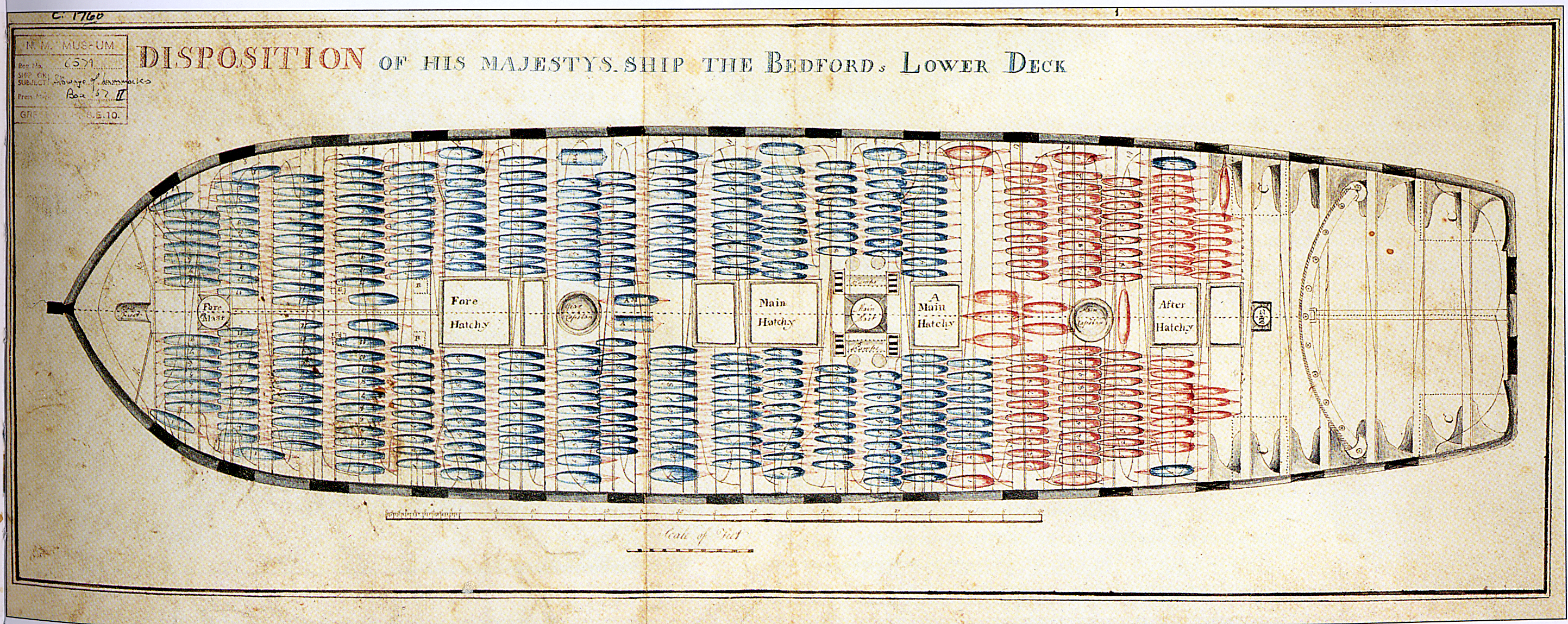 Photo of HMS Bedford lower deck