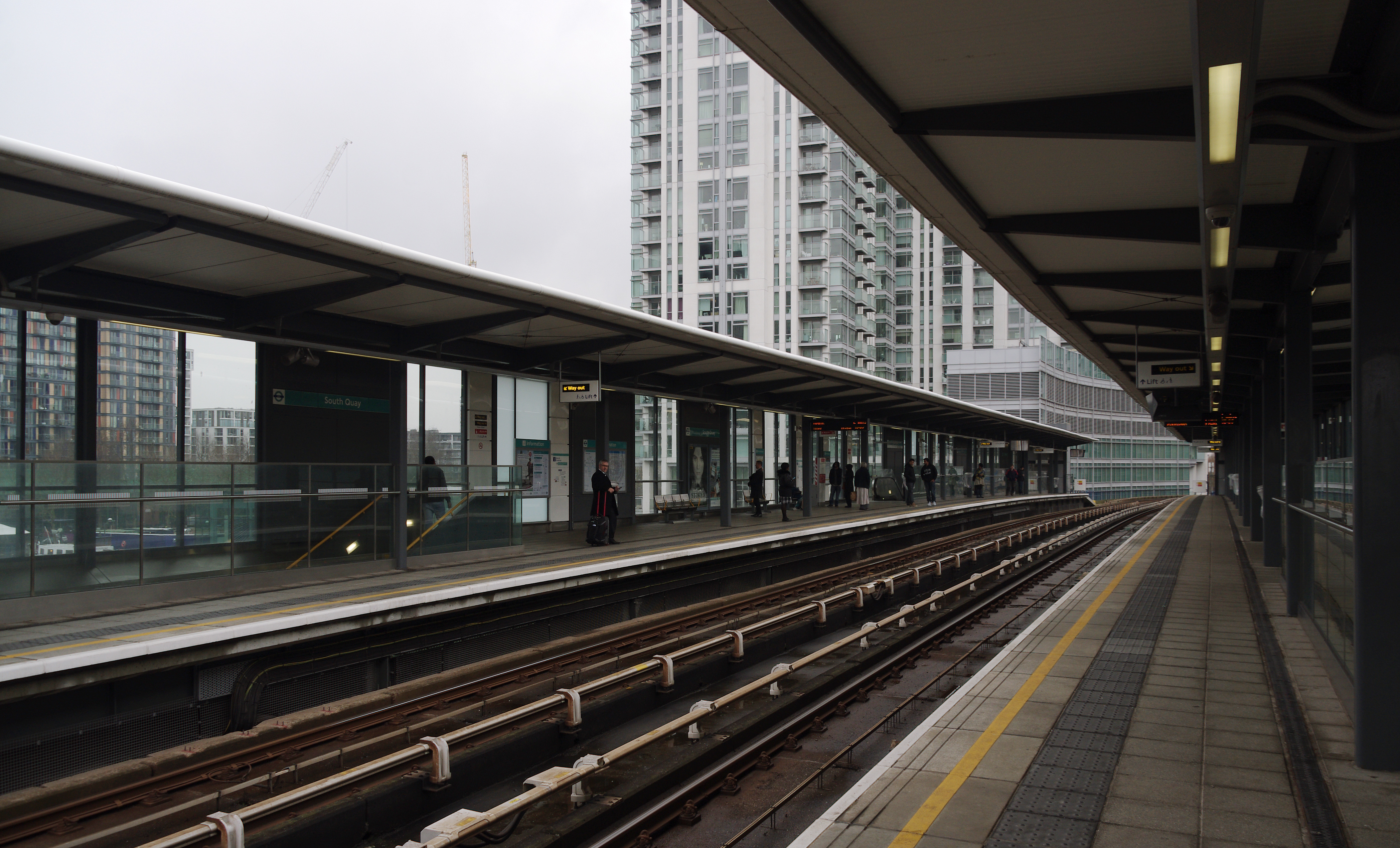 Photo of South Quay DLR station MMB 02